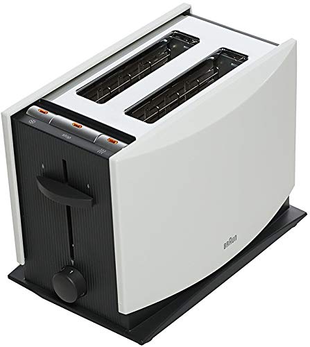 Braun 100 Watts 2 Slice MultiToast Toaster, White HT 400 – Safqqa Egypt
