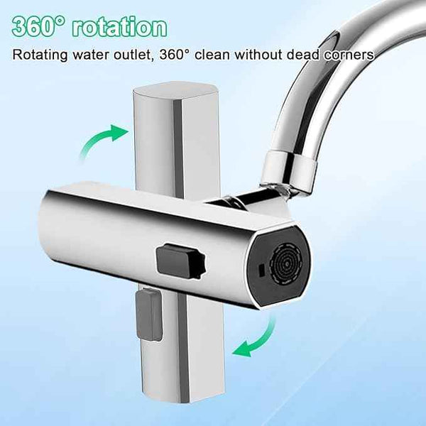 Mayaglory Waterfall Step Adjustable Tap, 4 Modes Water Saving Faucet ...