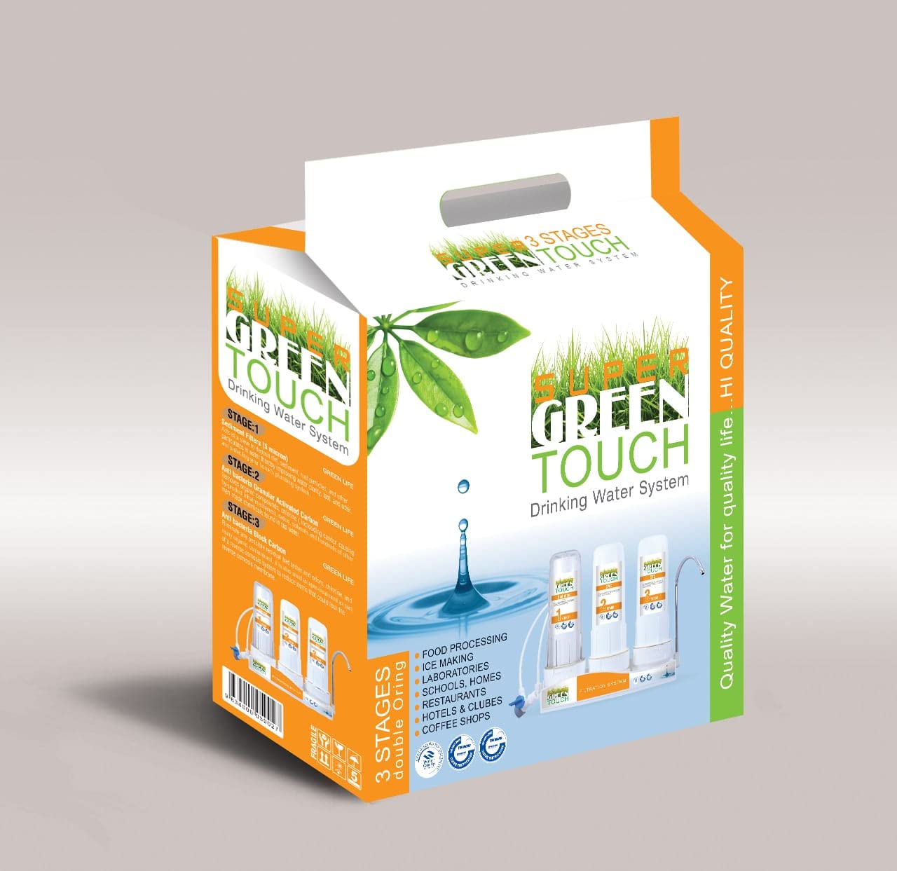Green Touch Super Water Filter – 3-Stage Purification – Safqqa Egypt