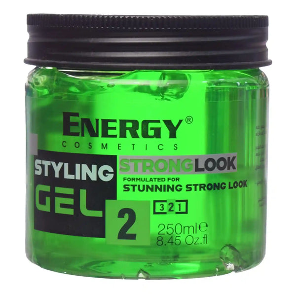 Energy No. 2 Strong Look Styling Hair Gel 250 ml – Safqqa Egypt