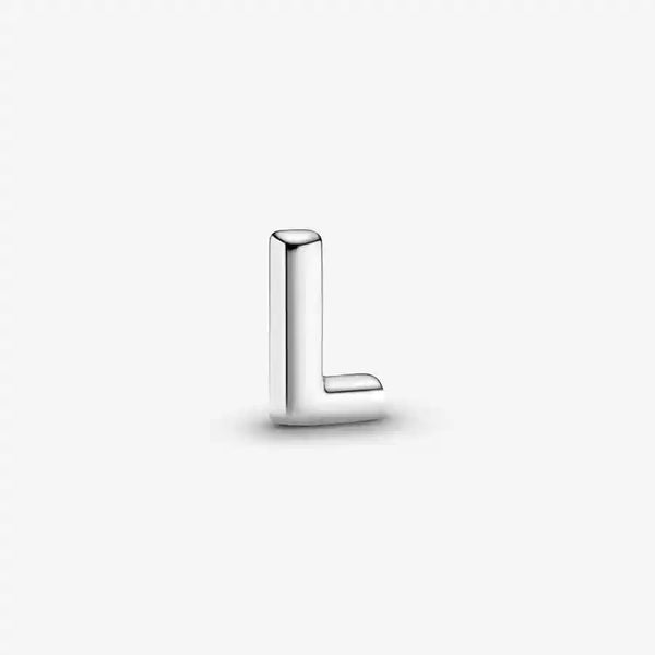 Pandora Letter L Petite Charm – Sterling Silver Alphabet Element ...