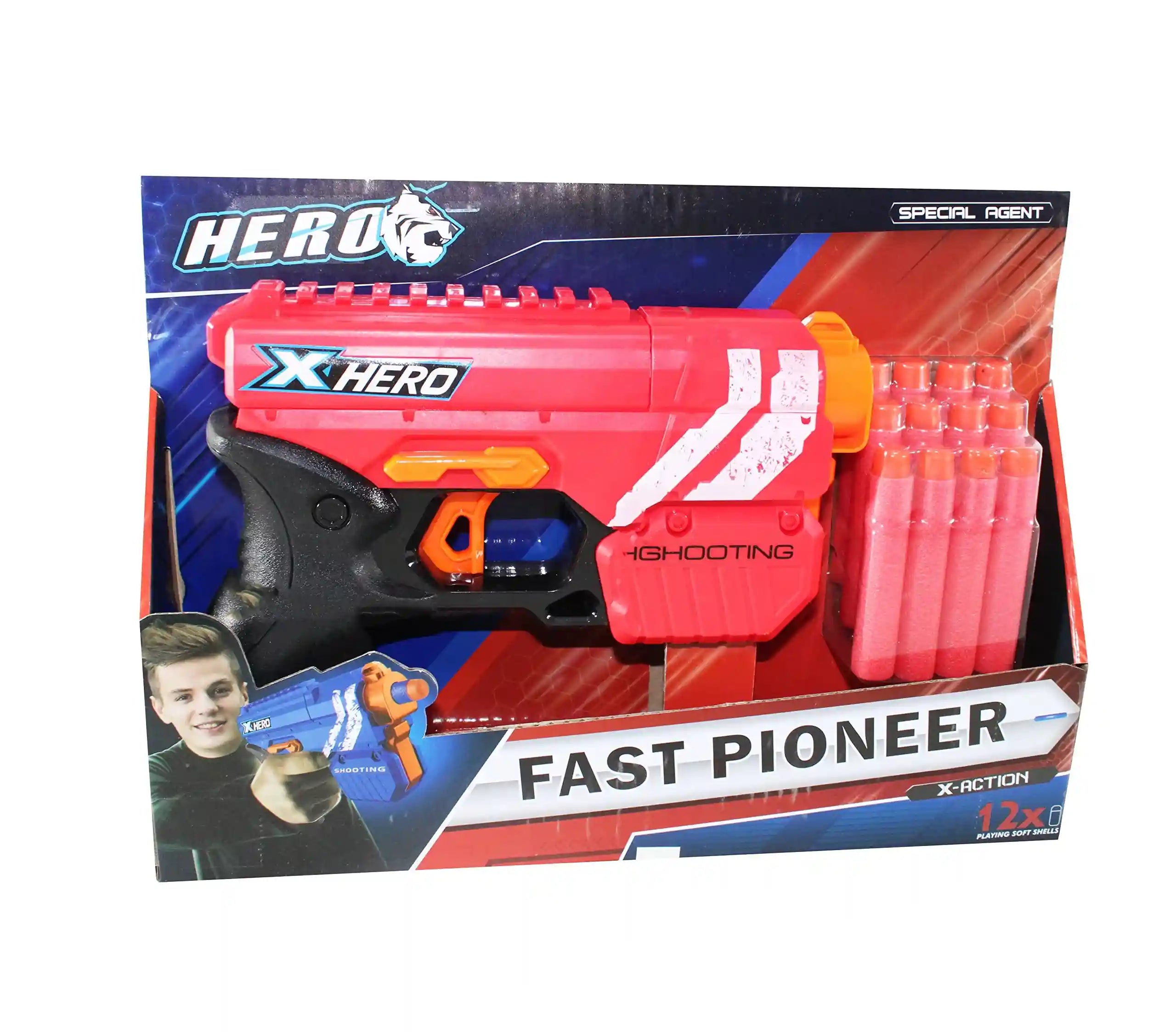 Twelve-shot nerf gun multi-colors – Safqqa Egypt