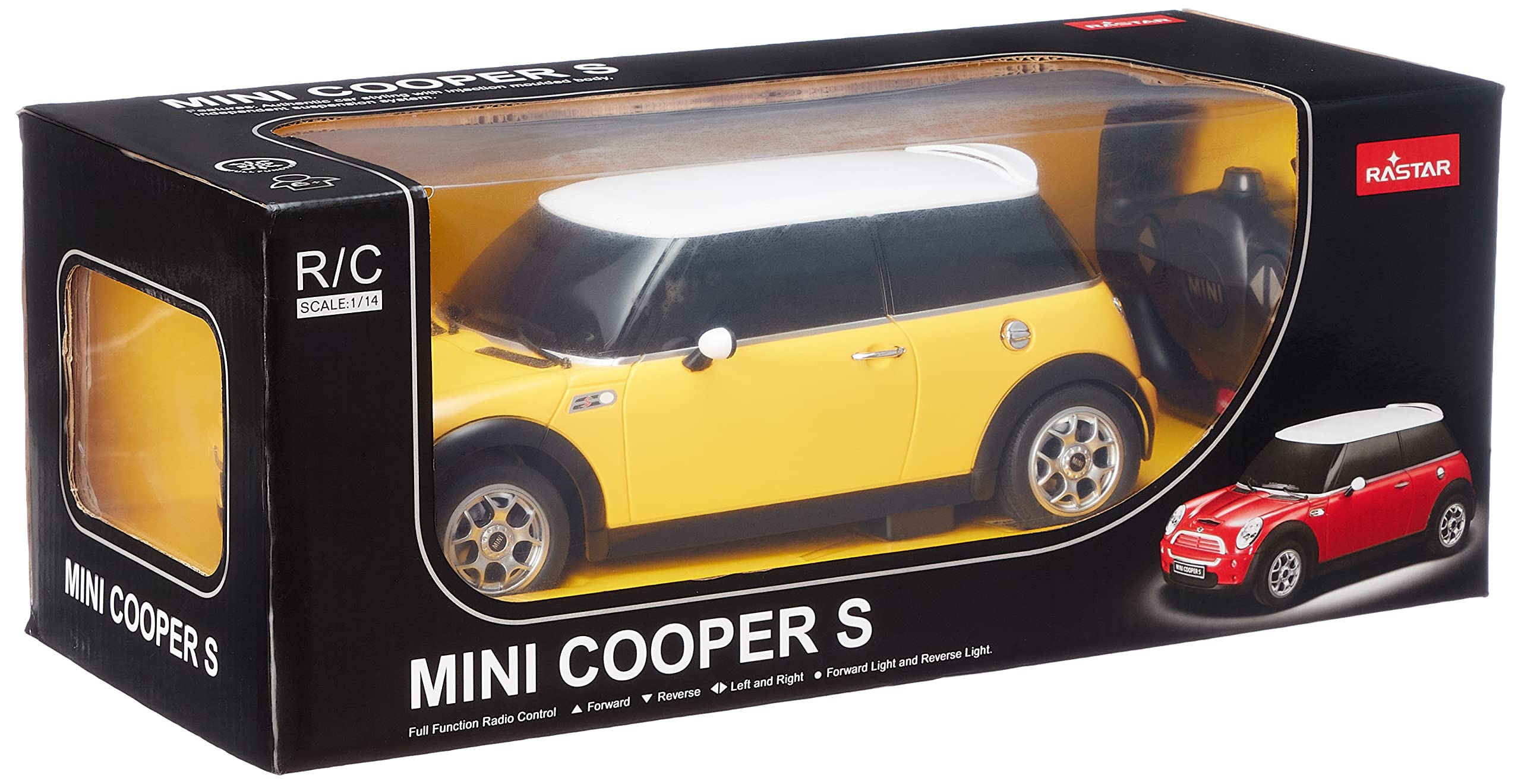 Rastar Mini Cooper Remote Control Car - Yellow – Safqqa Egypt